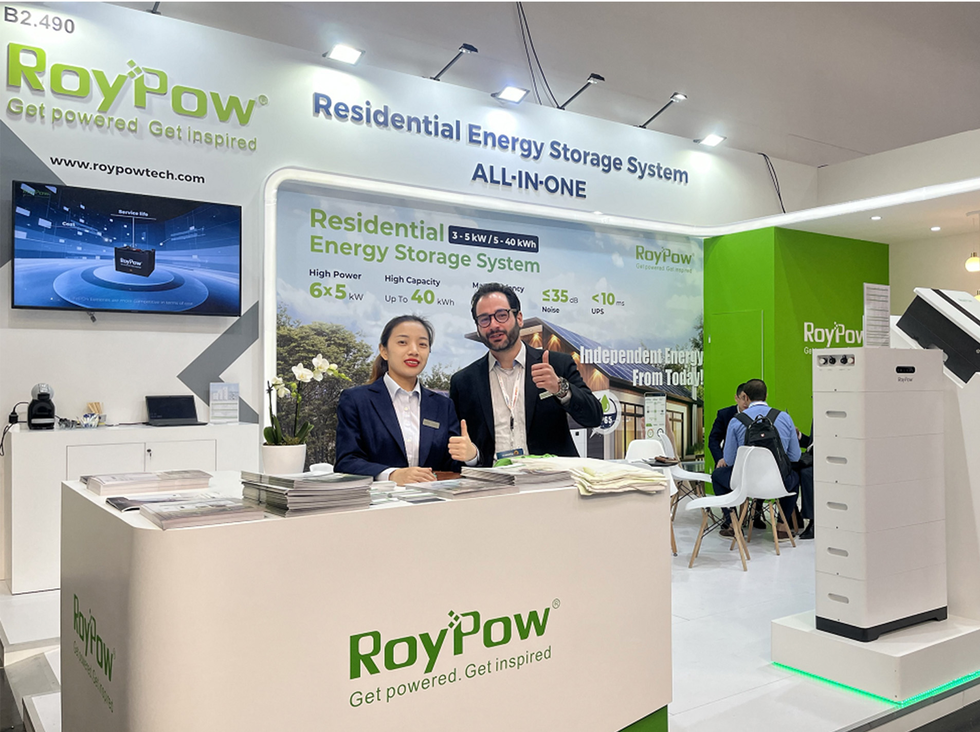 News - RoyPow Showcases All-in-One Residential Energy Storage System at ...